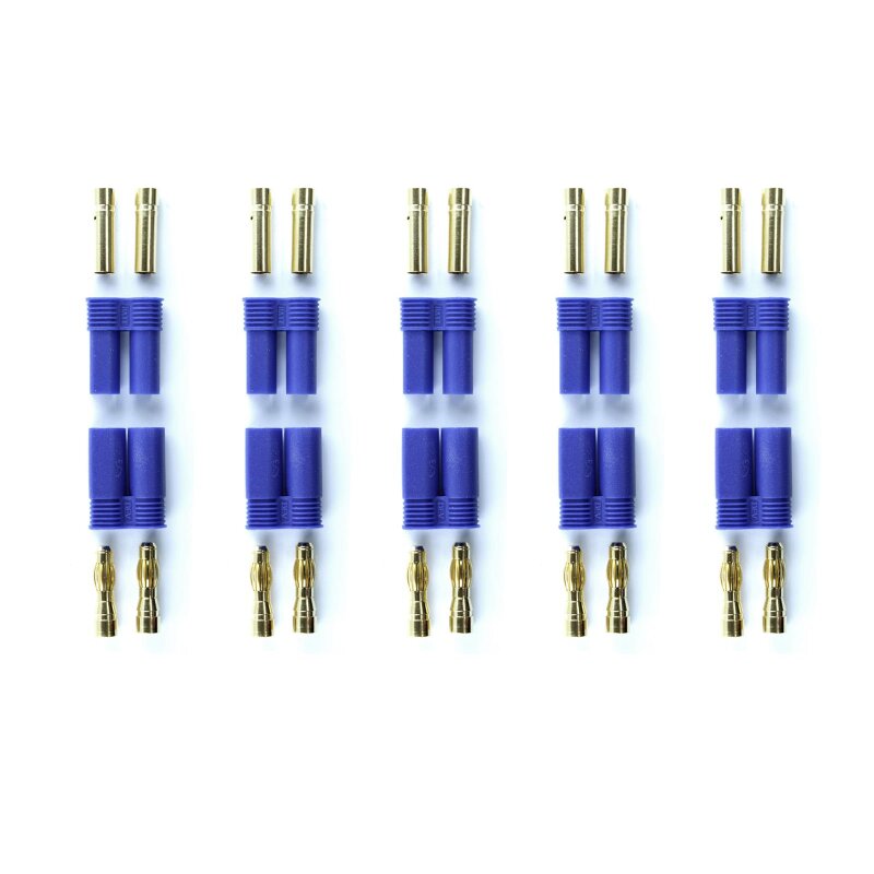 10 Paar E-flite EC5 kompatibel Stecker/Buchse Plug